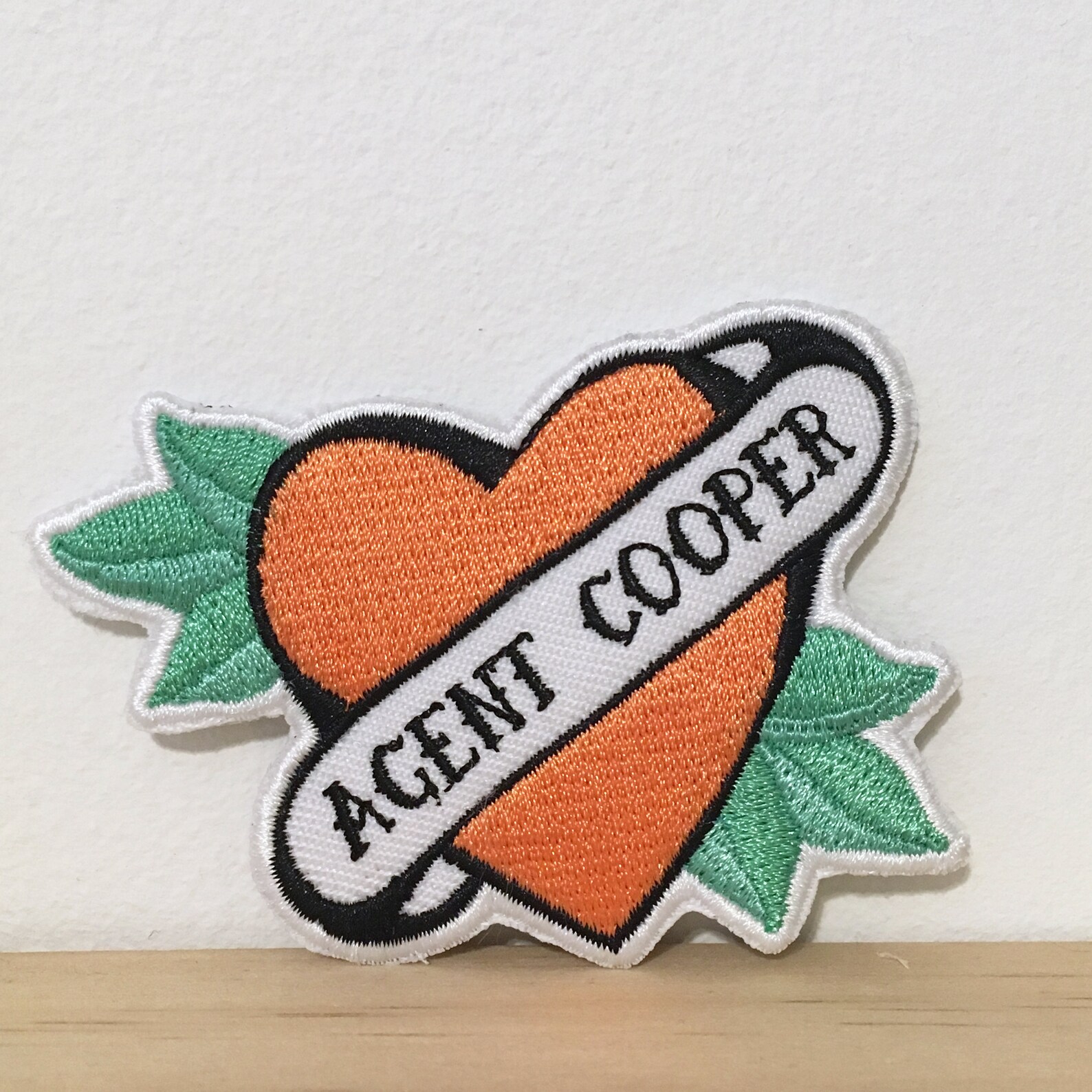 Twin Peaks Patch - Agent Cooper - Embroidered Patch - Iron on Patch ...