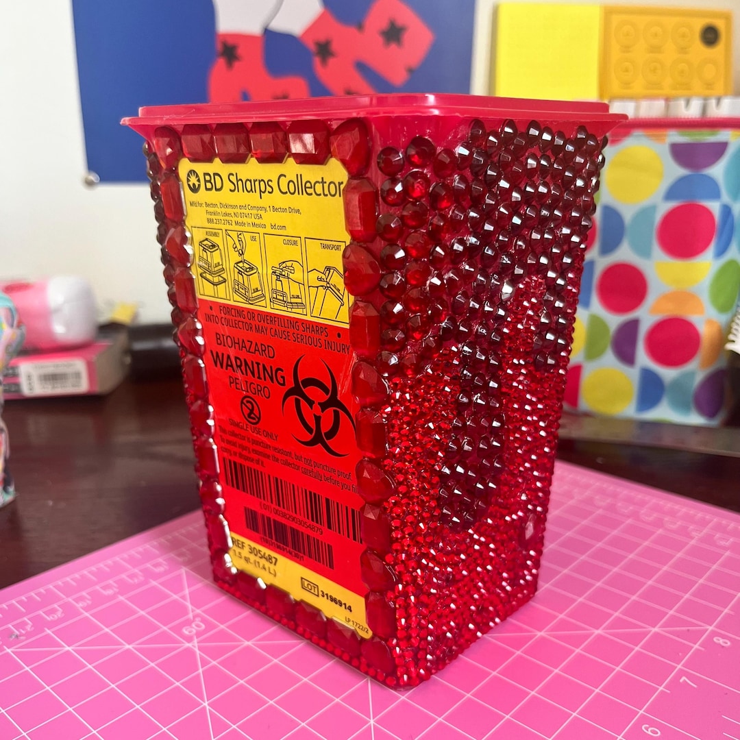 Bedazzled Sharps Container - Etsy