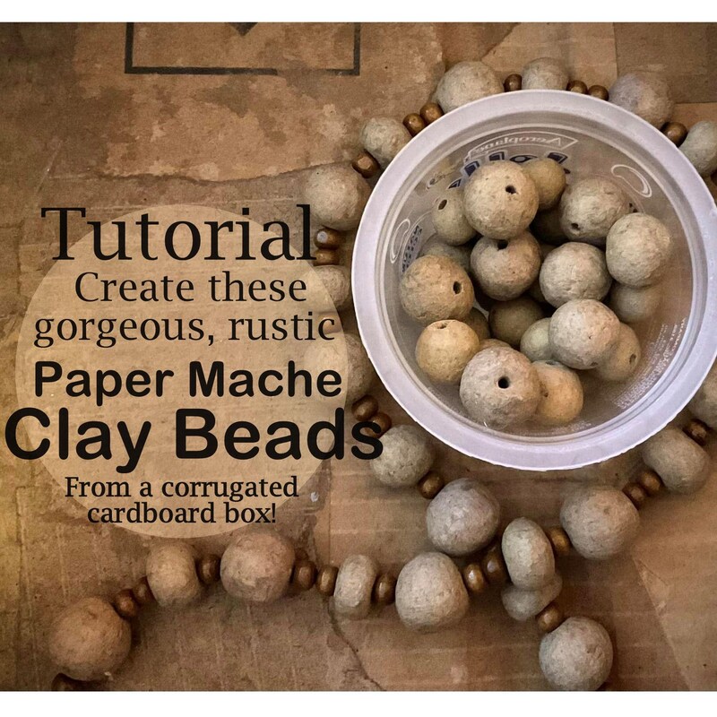 Paper Mache Beads - Etsy