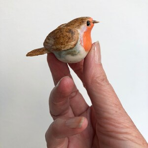 Robin Stoneware Ceramic Ornament - Etsy