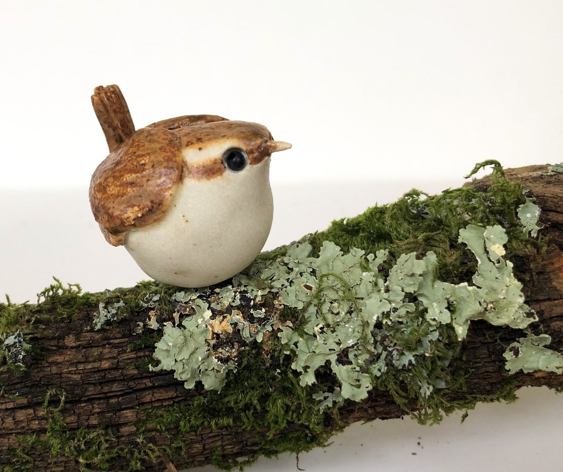 Wren Stoneware Ceramic Ornament - Etsy