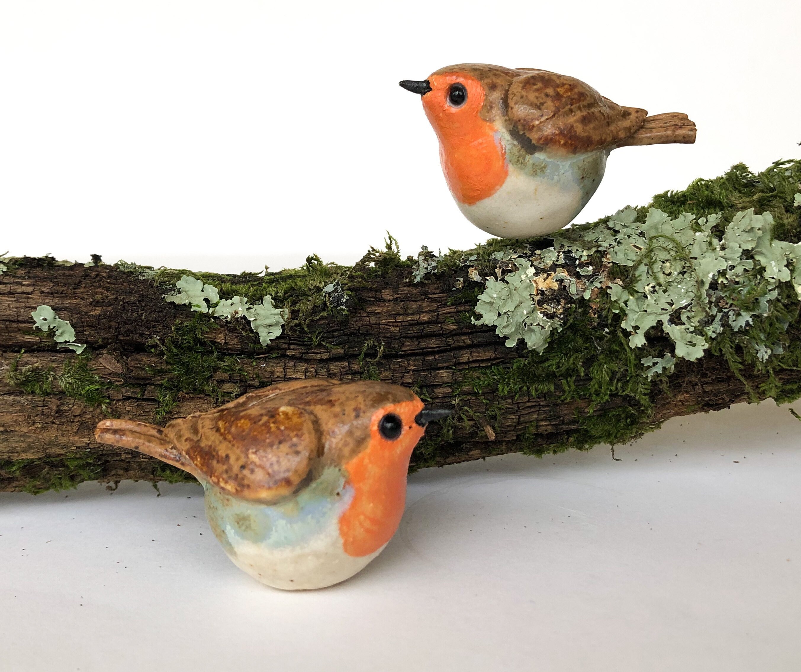 Robin Stoneware Ceramic Ornament - Etsy