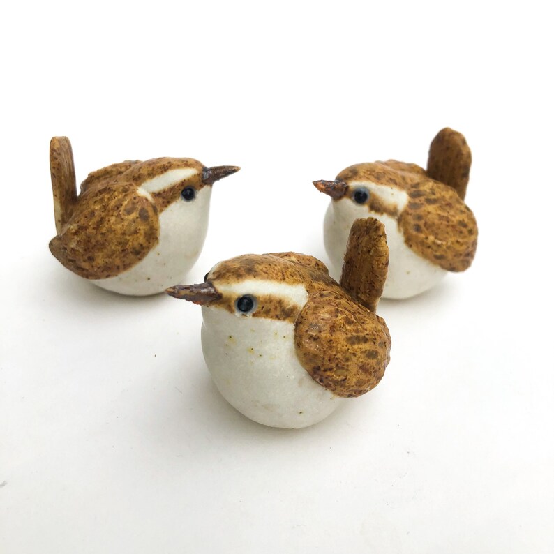 Wren Stoneware Ceramic Ornament - Etsy
