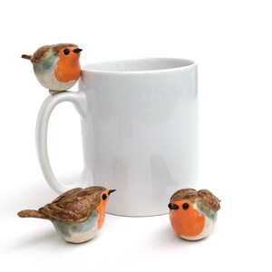 Robin Stoneware Ceramic Ornament - Etsy