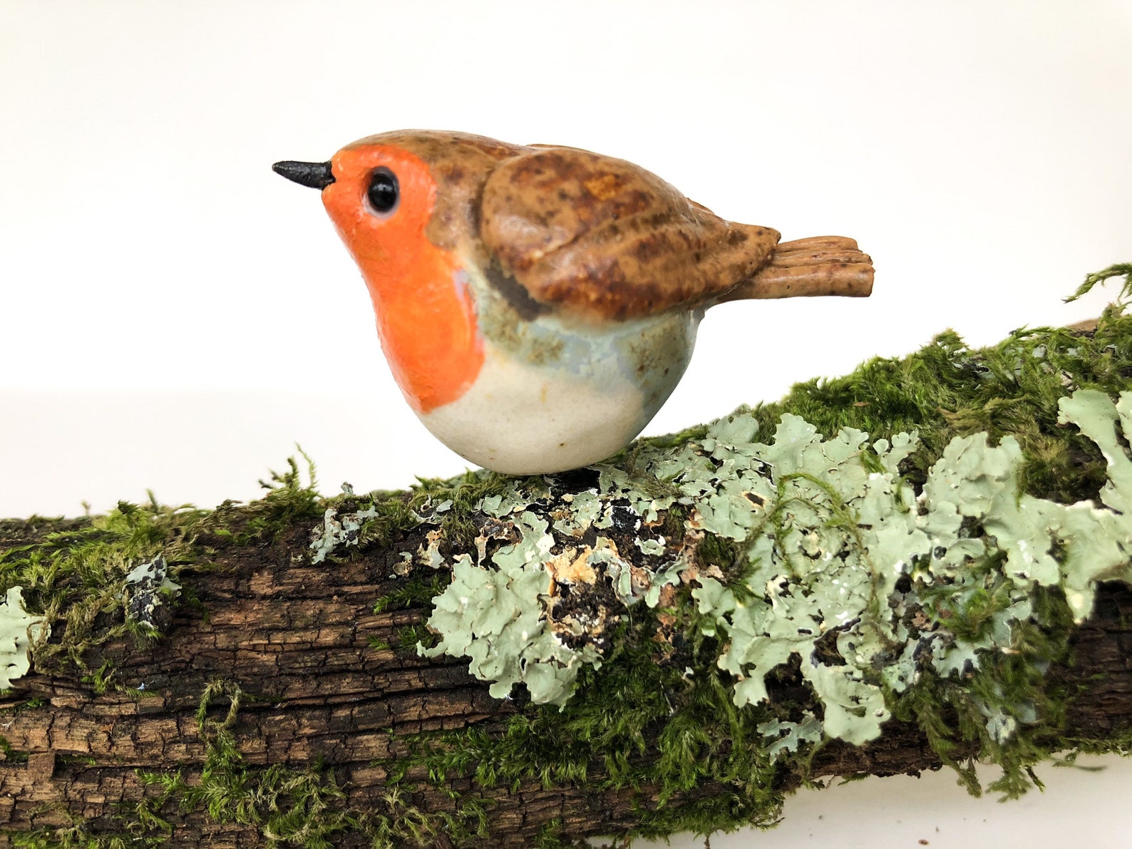 Robin Stoneware Ceramic Ornament - Etsy