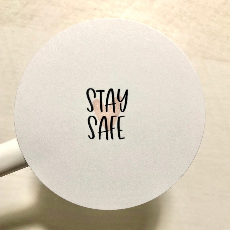 Stay Safe Sticker - Etsy
