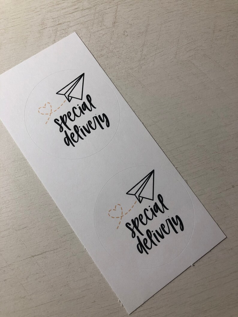 Special Delivery Mail Sticker, Small Business Envelope Stickers ...