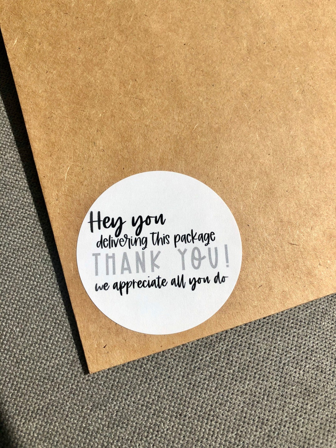 Thank You USPS Worker, Mailman Thank You Stickers, Packaging Thank You ...