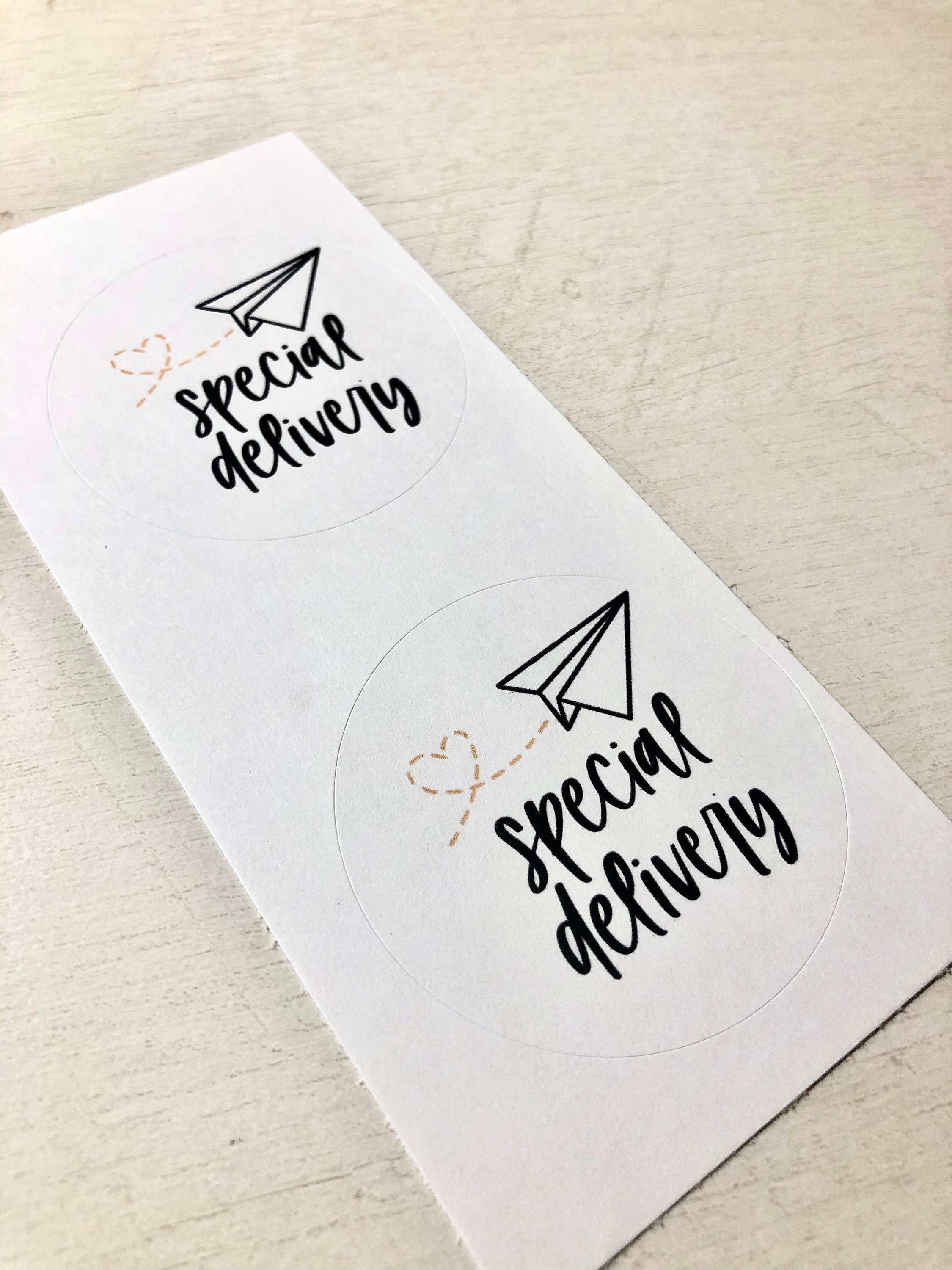 Special Delivery Mail Sticker, Small Business Envelope Stickers ...