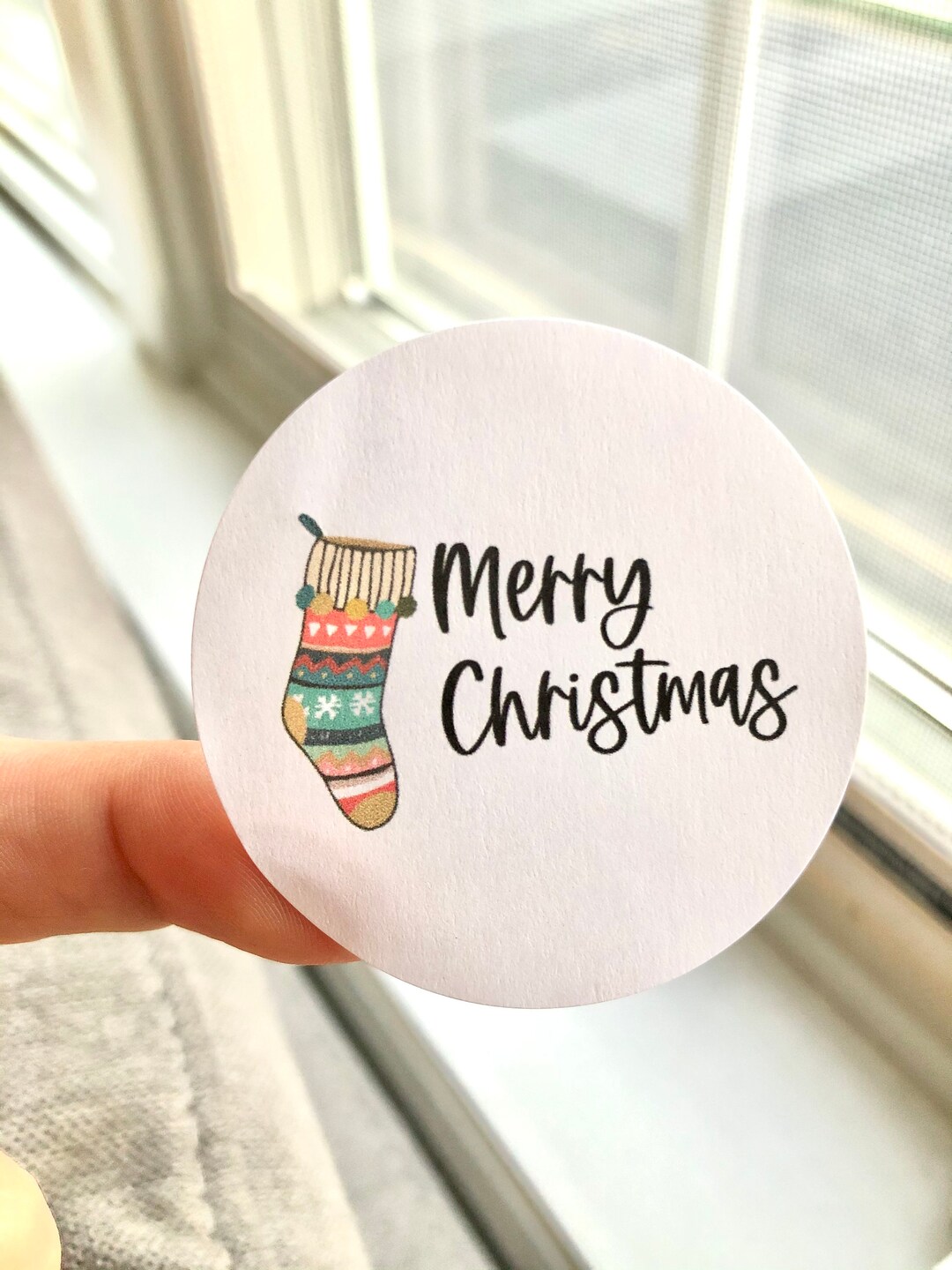 Christmas Stocking Stickers, Packaging Stickers, Envelope Stickers ...