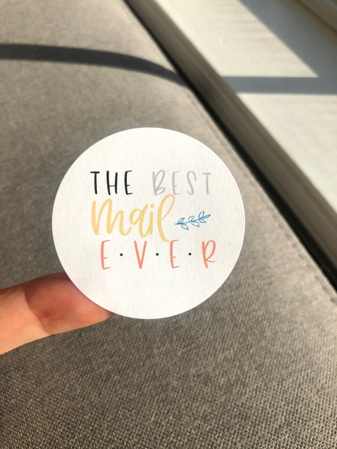 Best Mail Ever, Happy Mail Sticker, Modern Sticker, Small Business ...