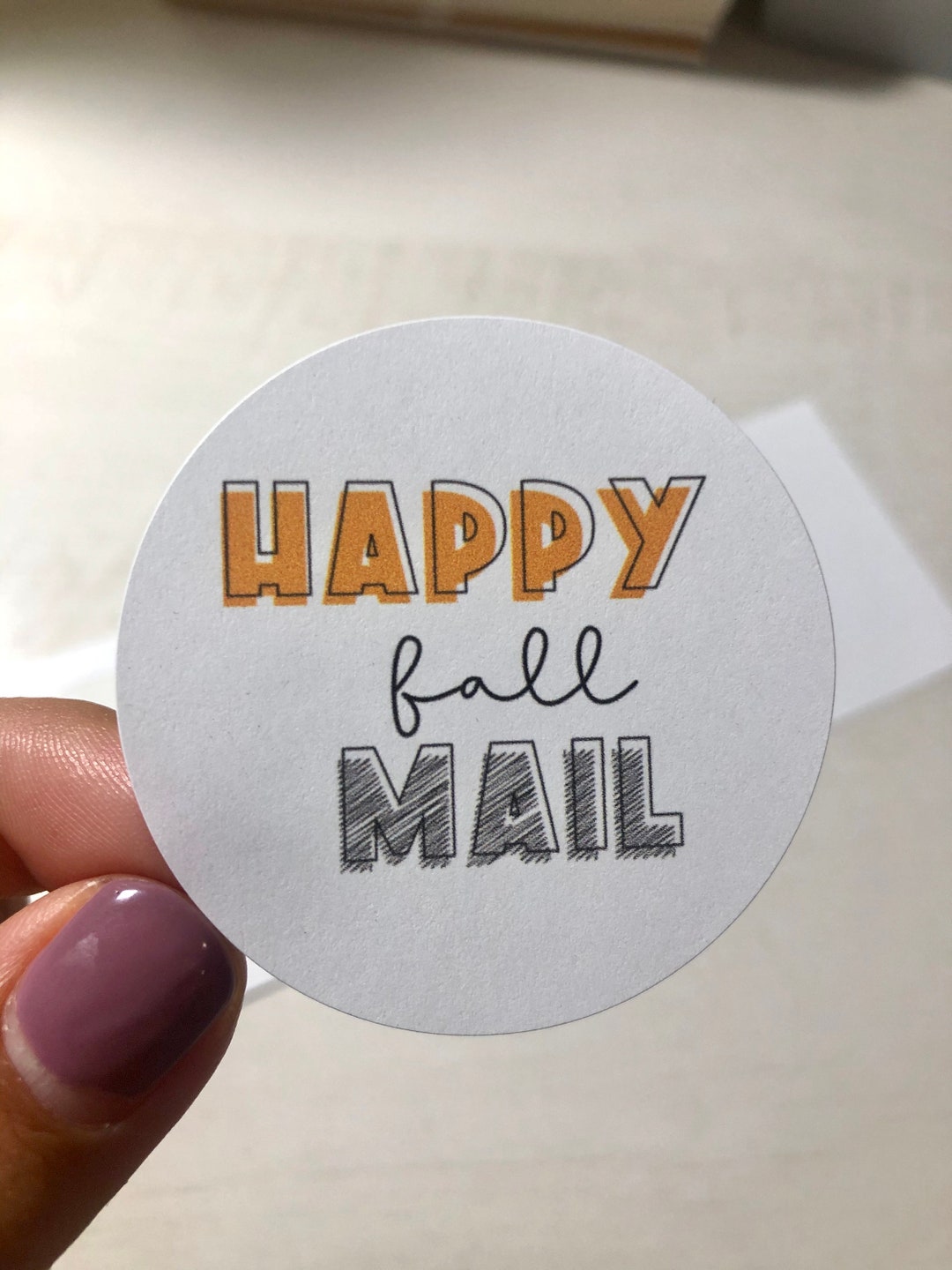 Happy Fall Mail Stickers Envelope Stickers Business Stickers Halloween ...