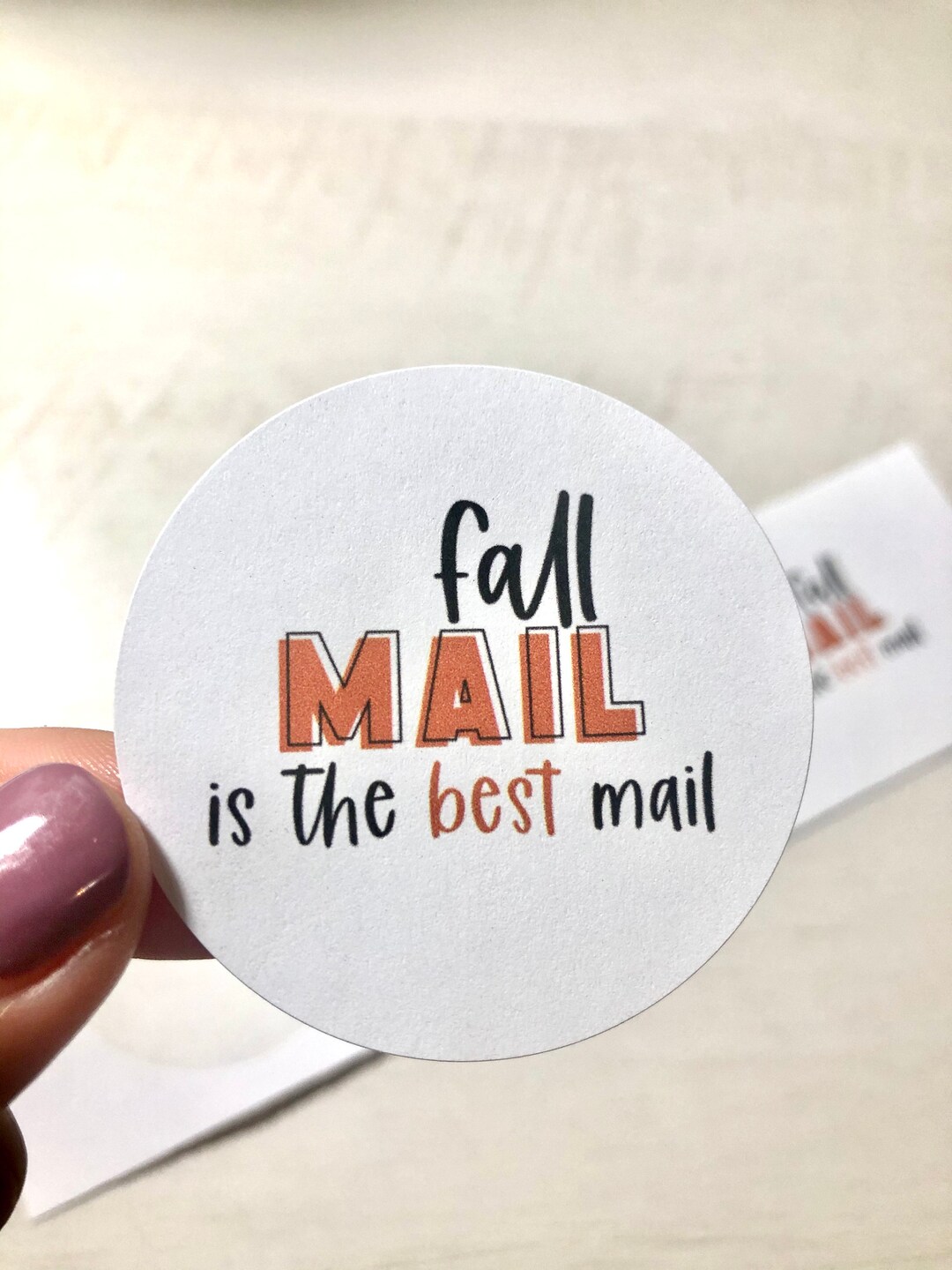 Fall Mail Stickers Envelope Stickers Business Stickers Halloween Small ...