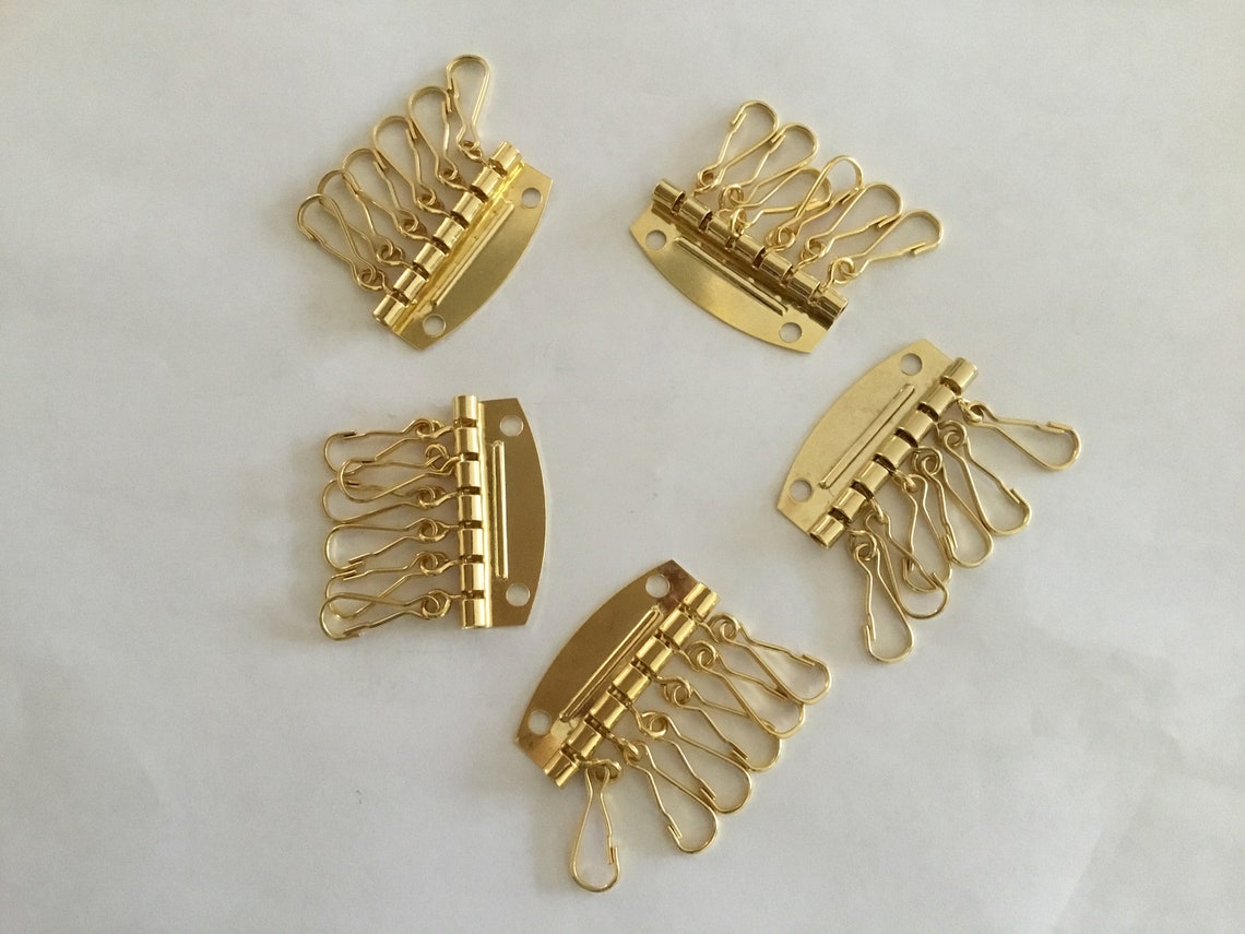 5 pcs 47mm gold key holder key organizer key rings key holder | Etsy