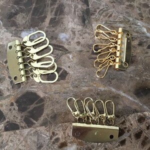 5 Pcs 47mm Gold Key Holder Key Organizer Key Rings Key Holder for ...
