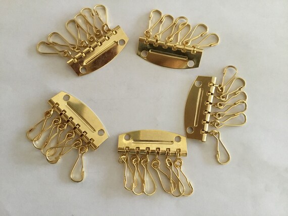 5 pcs 47mm gold key holder key organizer key rings key holder | Etsy