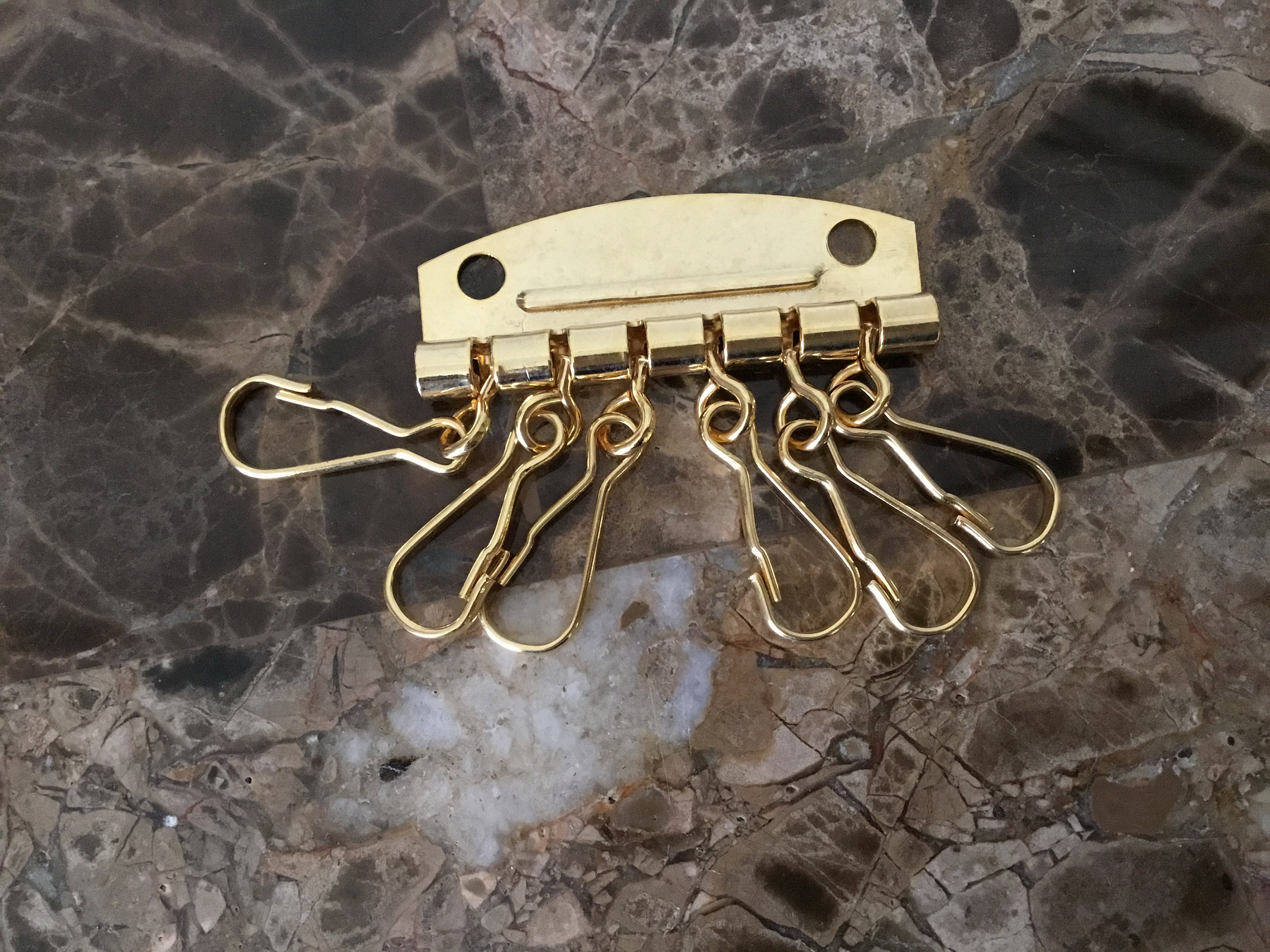 5 Pcs 47mm Gold Key Holder Key Organizer Key Rings Key Holder for ...