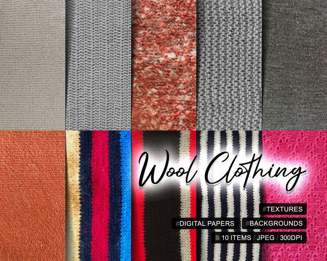 10 Wool Clothing Textures, Fantastic Wool Clothing, Textures Collection ...