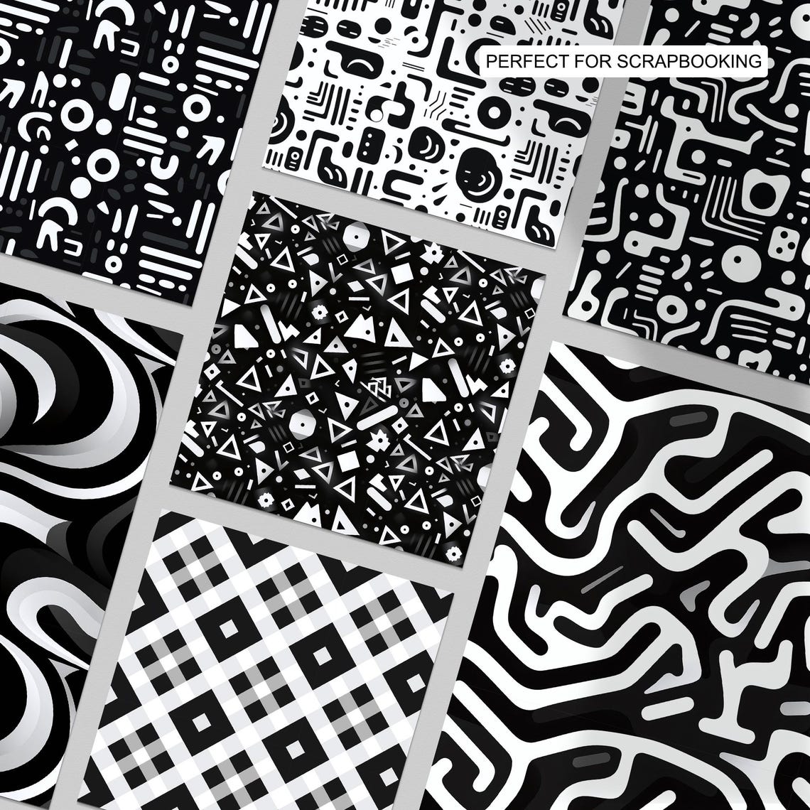 110 Shapes Seamless Pattern | Digital Seamless Geometric | 3d Shapes ...