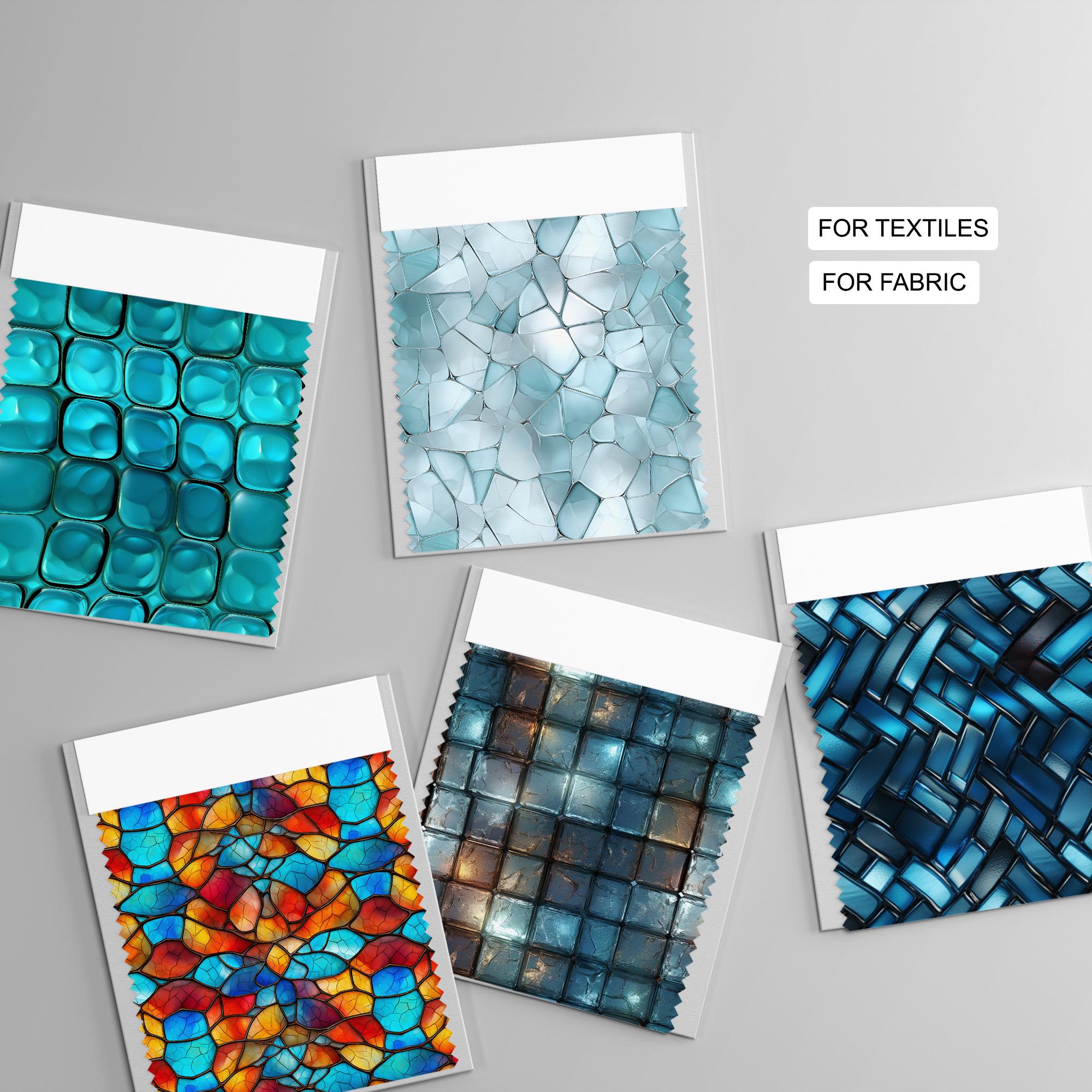 120 Glass Seamless Pattern Background | Digital Seamless Pattern Broken ...