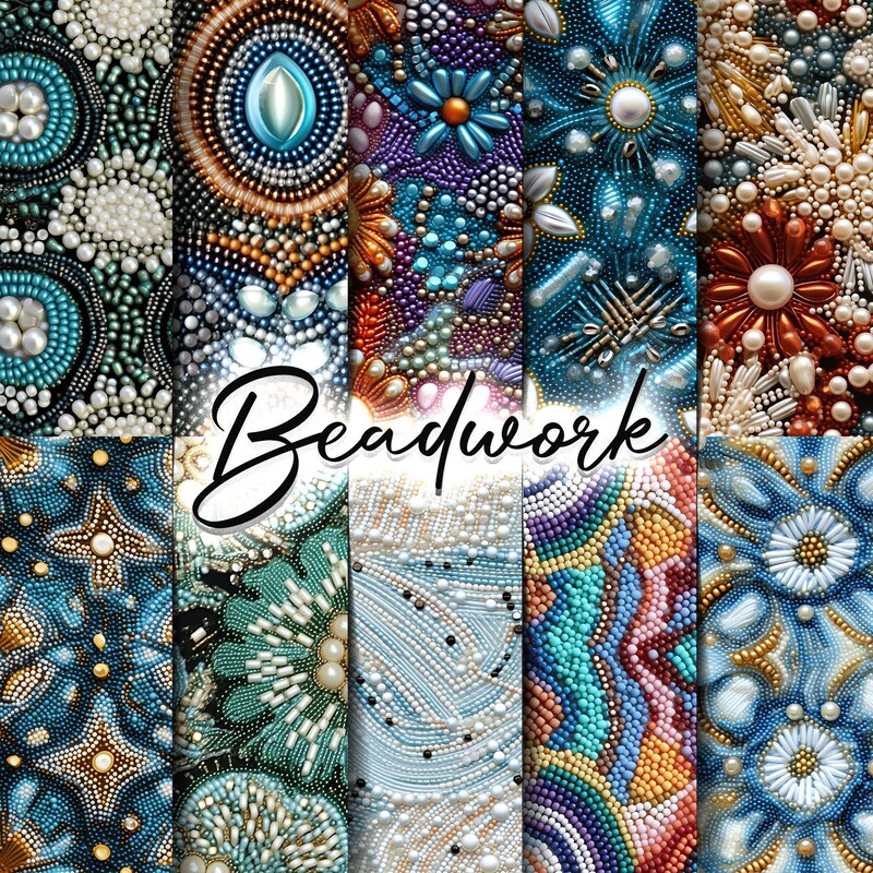 Geometric Beadwork - Etsy
