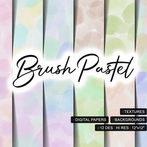 12 Candy Pastel Background Digital Papers Wallpaper Texture - Etsy