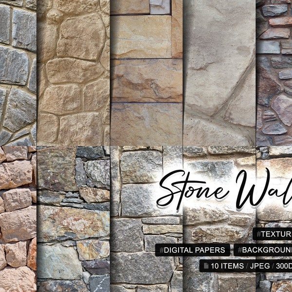 Scrapbook Paper With Stone Print - Etsy