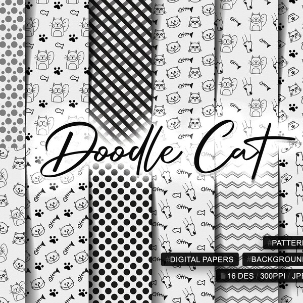 Doodle Wallpaper - Etsy