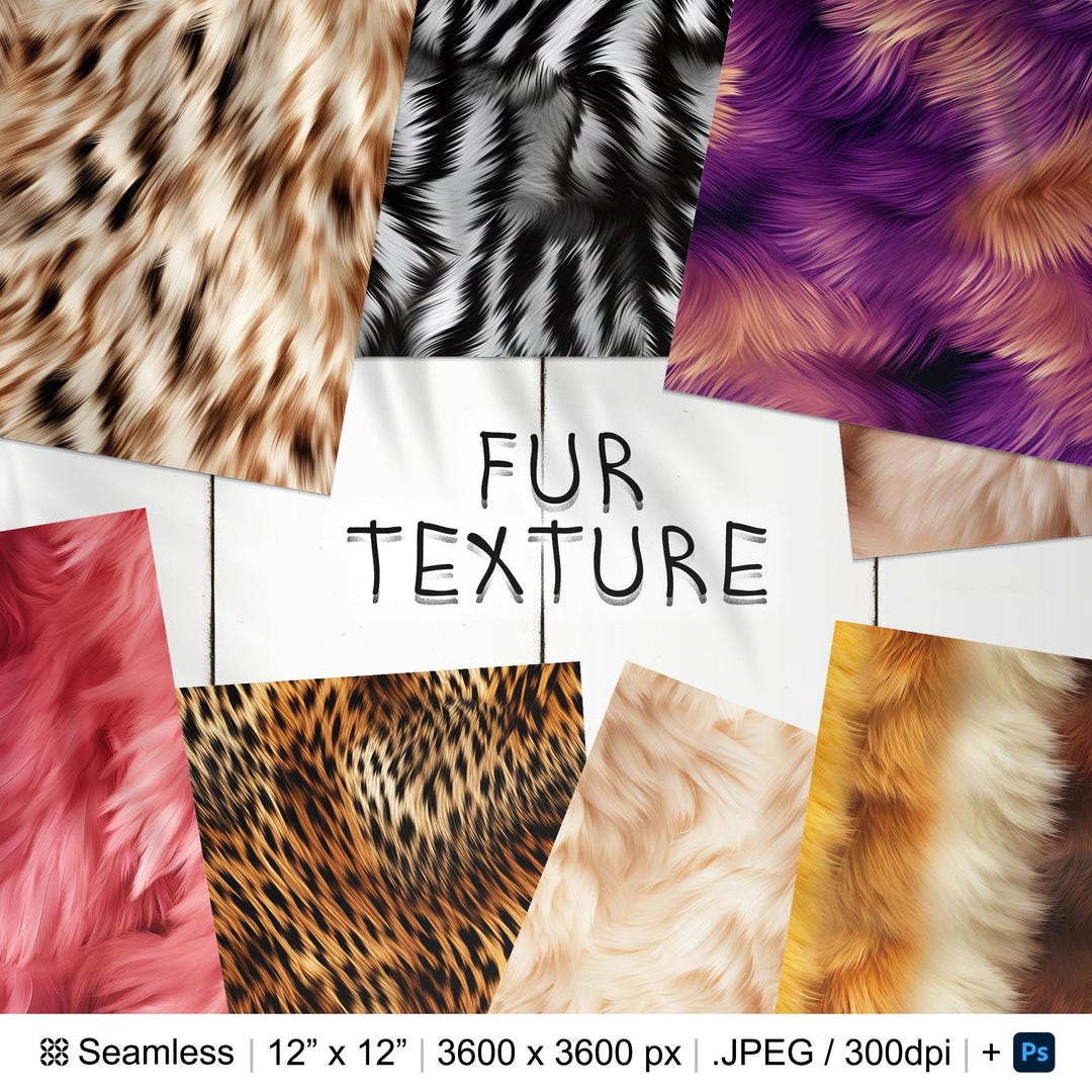 144 Fur Seamless Pattern | Digital Seamless Pattern Wool | 3d Woolly ...