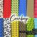 16 Cowboy Digital Papers Cowboy Patterns Cowboy Background - Etsy