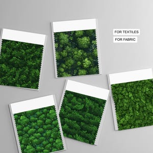 117 Forest Seamless Pattern | Digital Seamless Pattern Treetops | 3d ...