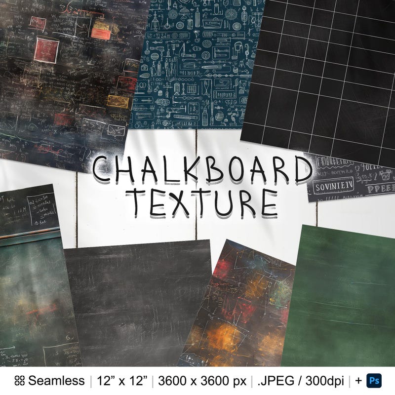 Chalkboard Pattern - Etsy