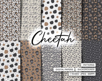 Cheetah Print Brown - Etsy