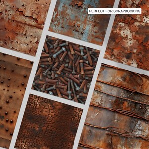 133 Rust Seamless Pattern | Digital Seamless Pattern Metal Rust | 3d ...