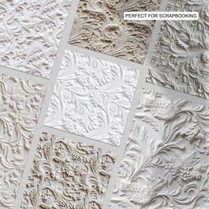 114 Ornamental Plaster Seamless Pattern | Digital Seamless Pattern ...