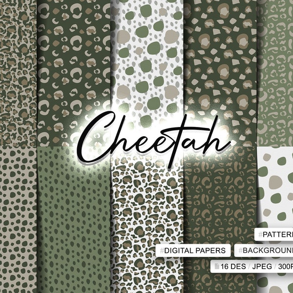 Animal Print Papers - Etsy