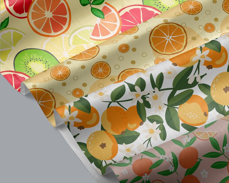 25 Orange Seamless Pattern Orange Pattern Orange Digital - Etsy