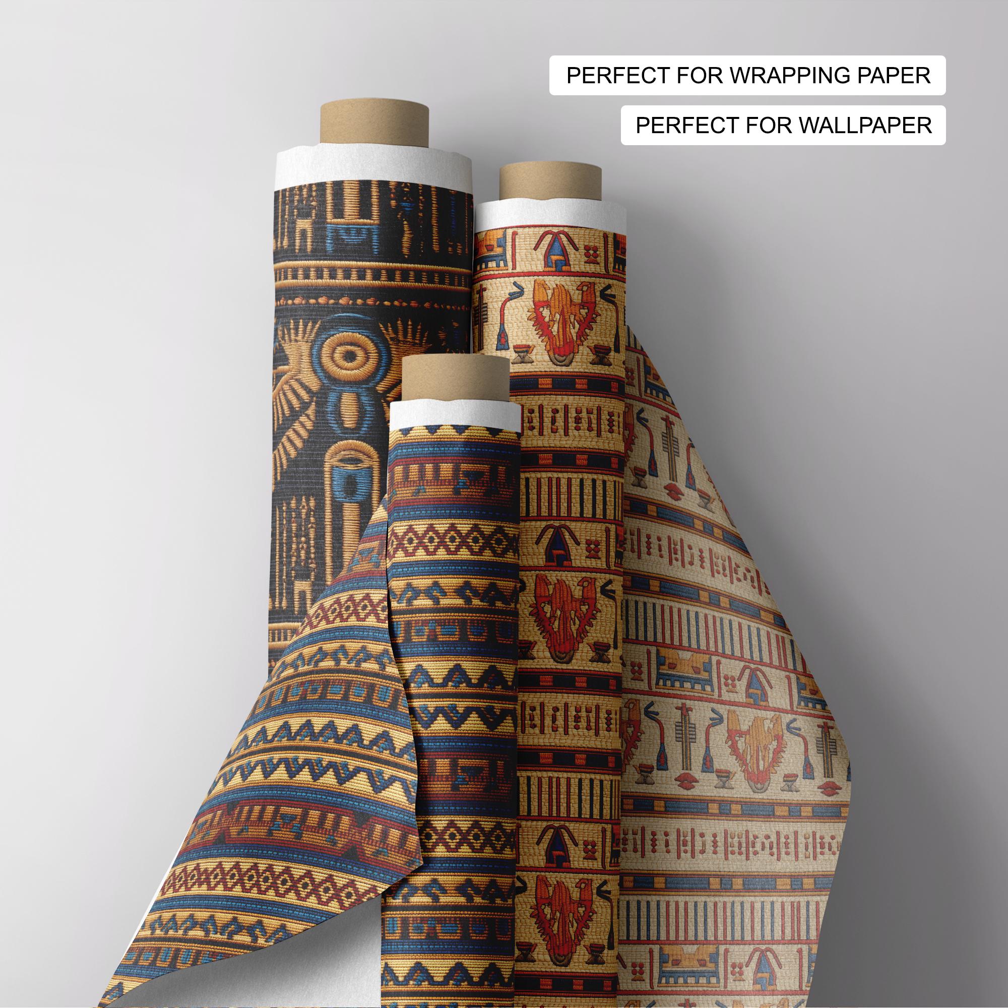 135 Egyptian Fabric Seamless Pattern | Digital Seamless Pattern Ancient ...