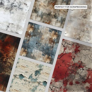 125 Grunge Seamless Pattern | Digital Seamless Pattern Old Wall | 3d ...