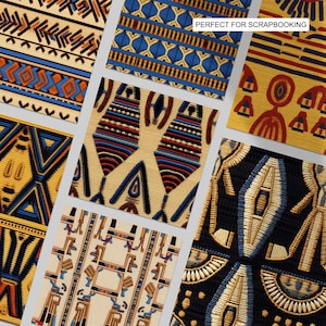 135 Egyptian Fabric Seamless Pattern | Digital Seamless Pattern Ancient ...