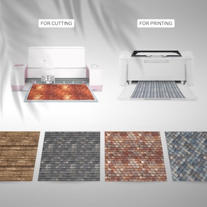 Roof Seamless Pattern Digital Seamless Pattern Tiles Roof 3d Roof ...