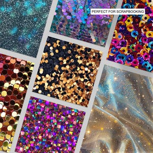 191 Sequins Seamless Pattern | Digital Seamless Pattern Glitter | 3d ...