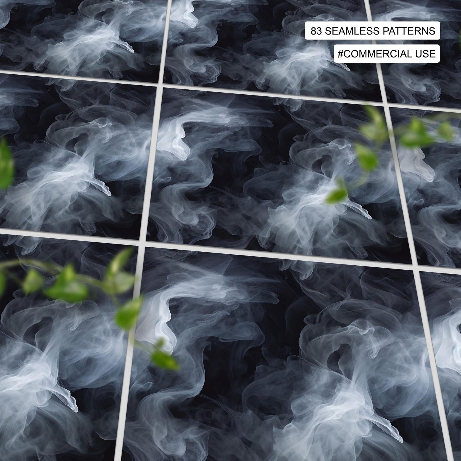 83 Smoke Seamless Pattern Bakground | Digital Seamless Pattern Smoulder ...