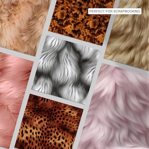 144 Fur Seamless Pattern | Digital Seamless Pattern Wool | 3d Woolly ...