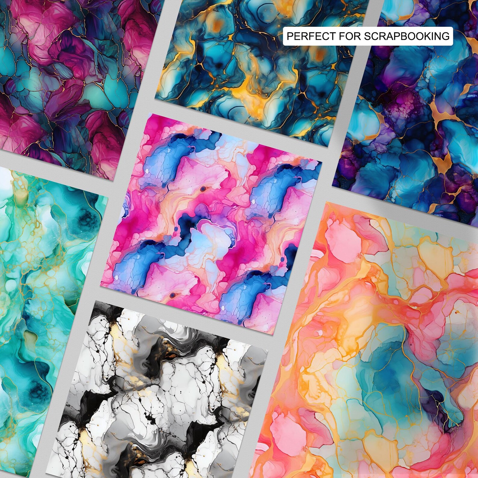 120 Alcohol Ink Seamless Pattern Background | Digital Seamless Pattern ...