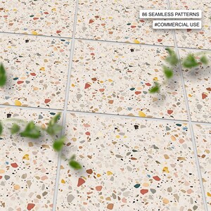 86 Terrazzo Seamless Pattern Background | Digital Seamless Pattern ...