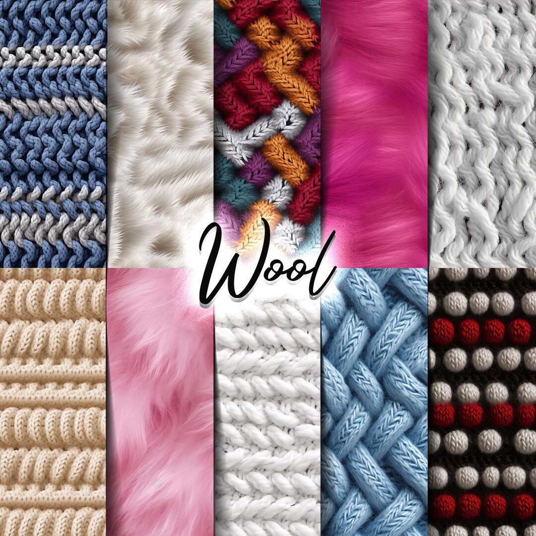 Wool Seamless Pattern Digital Seamless Pattern Knitted Fabric 3d Wool ...