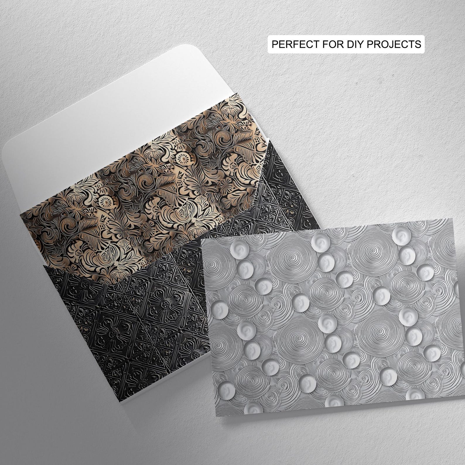 166 Engraving Seamless Pattern | Digital Seamless Pattern Metallic ...