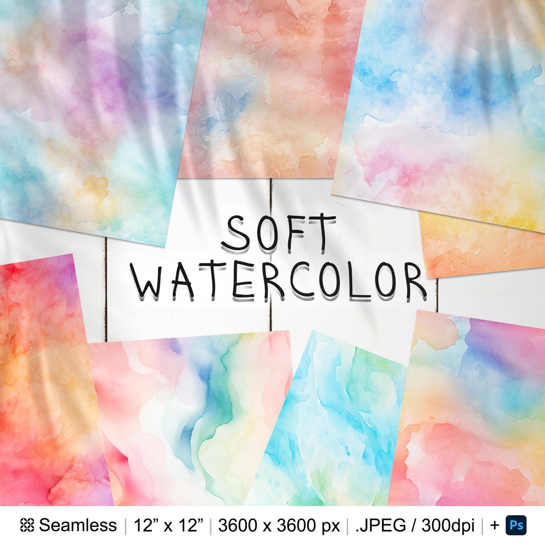 75 Watercolor Seamless Pattern Background | Digital Seamless Pattern ...