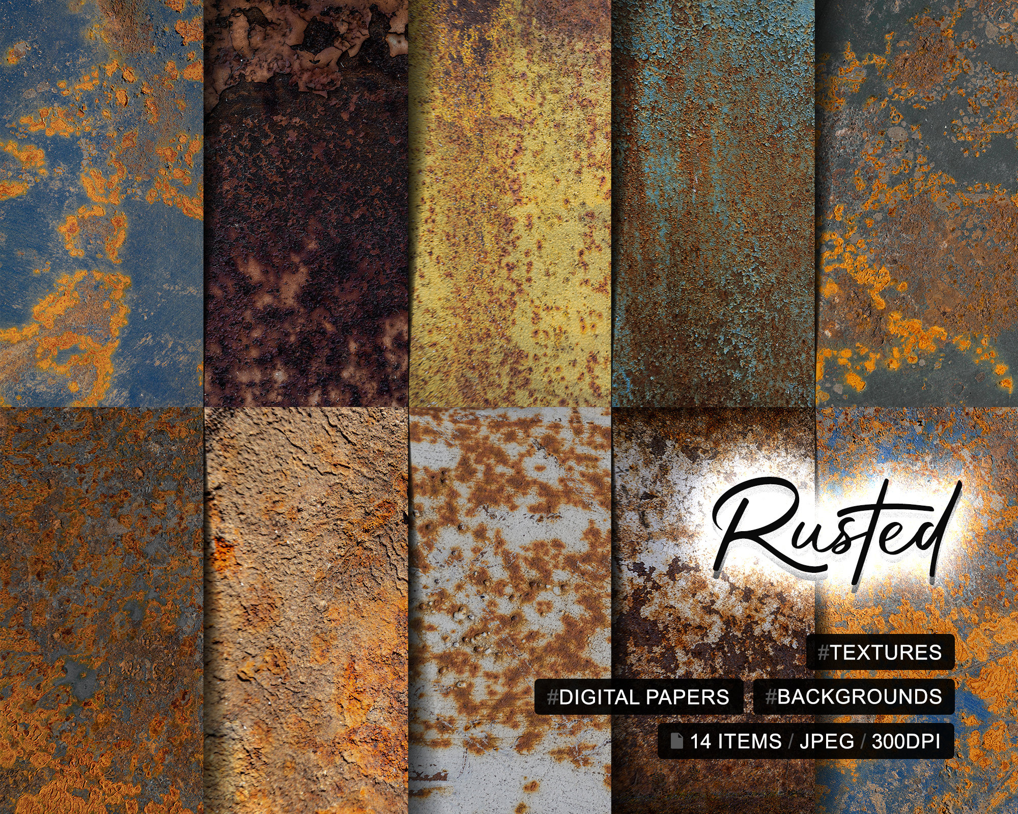 Rusted Steel Texture Seamless